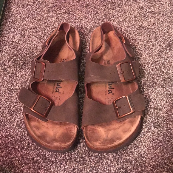 Birkenstock | Shoes | Birkenstock Betula Backstrap Leather Sandals ...